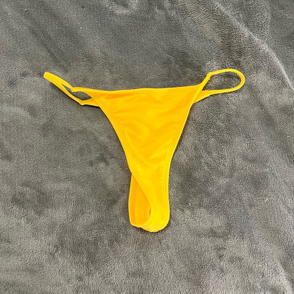 Swim | Mustard Yellow Swim Thong | Poshmark